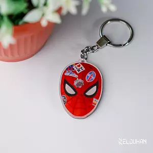 Spiderman acrylic keychain | Eldukan Gallery