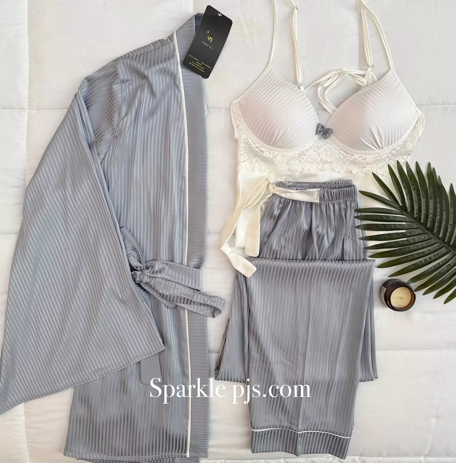 Silken Serenity Set | Sparkle Pj's