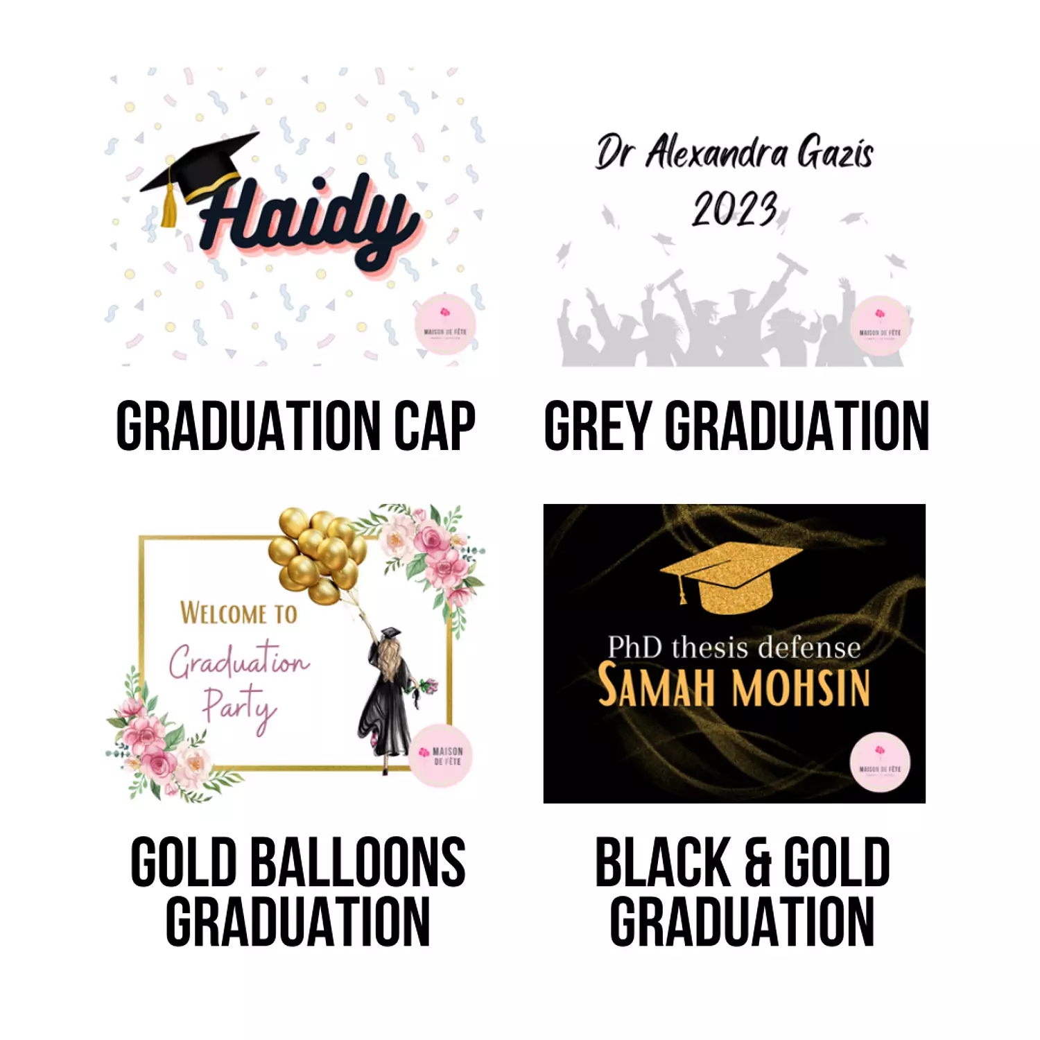 Graduation Designs | Maison de Fete