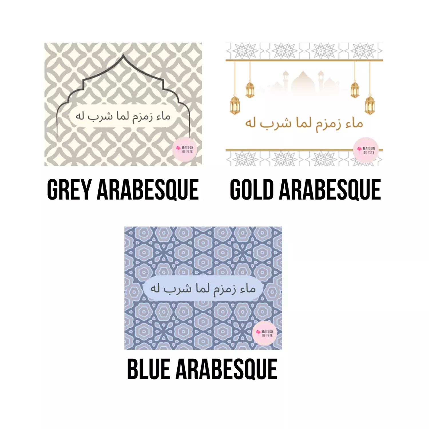 Zamzam Water Designs | Maison de Fete