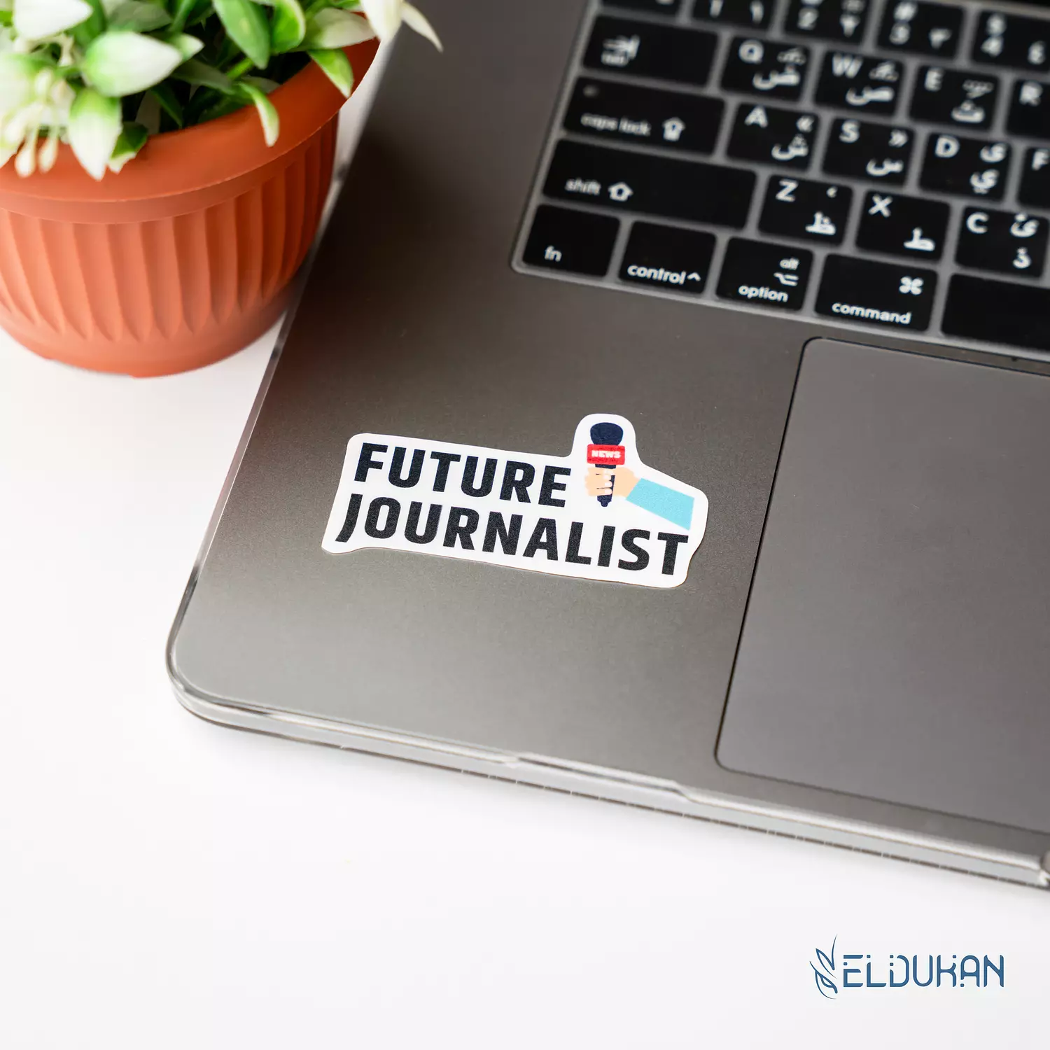 Future journalist V2 sticker | Eldukan Gallery