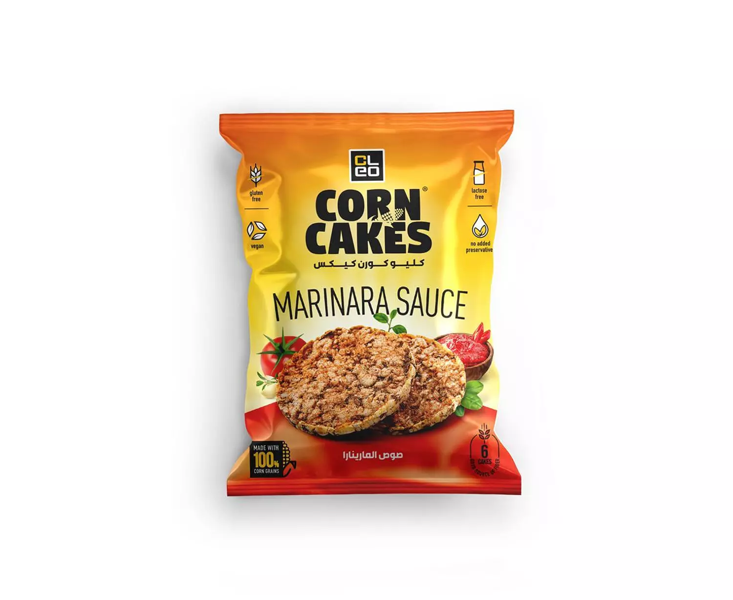 Corn Cakes - Marinara Sauce | Cleo Foods