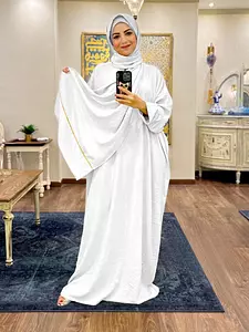 Free Size Isdal with Veil - White | hijab-saraabdelsalam