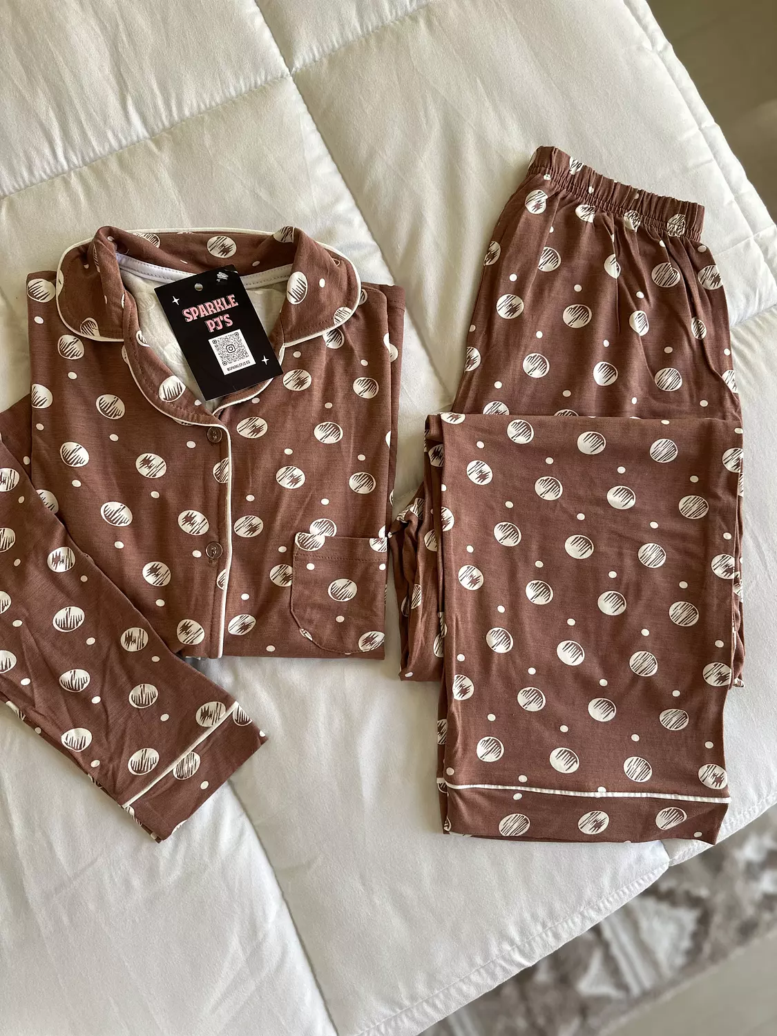 Moon buttoned pajama | Sparkle Pj's