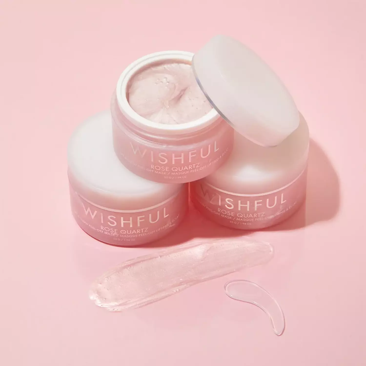 Wishful Rose Quartz Lift & Glow Peel Off Face Mask | the-glowstation