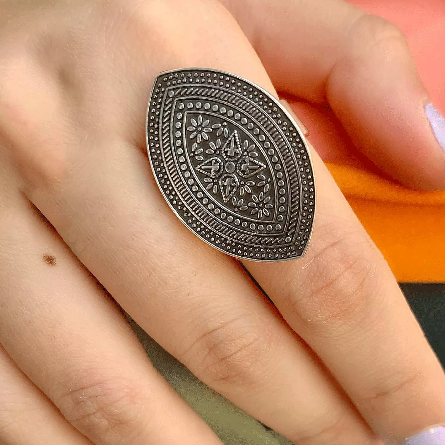 Oval Siwi Ring | Viola's Silvers