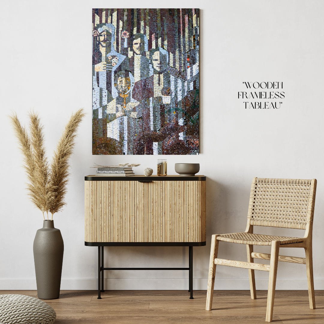 Frameless Printed wooden Tableau P.G719 | Picky Gallery