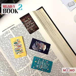 Memo Read a book 2 Magnetic Bookmarks (4 pcs) | Memo Egypt