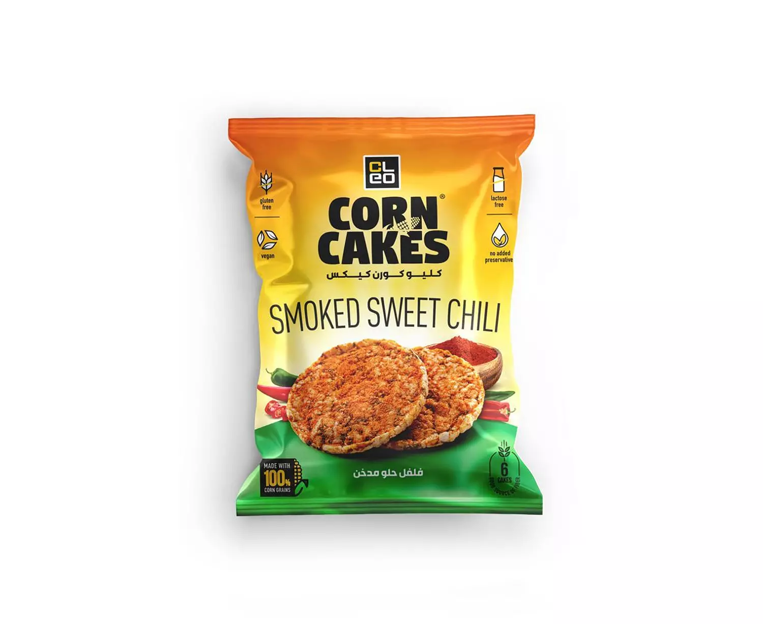 Corn Cakes - Smoked Sweet Chili | Cleo Foods