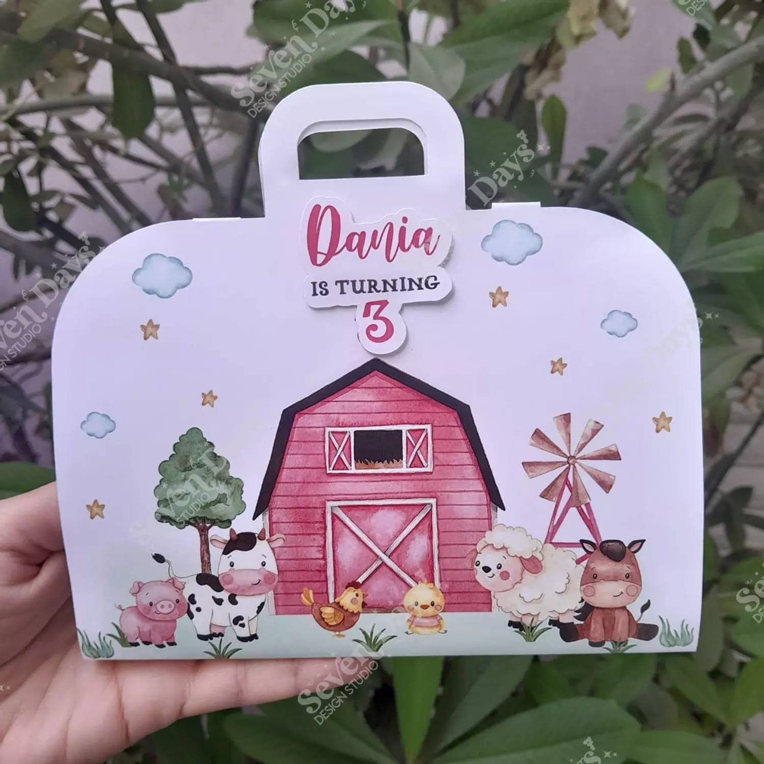 Pink Farm Coloring Set | Seven Days Design Studio