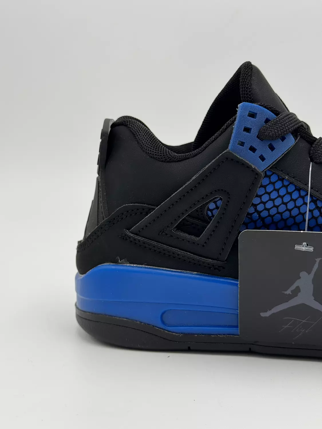 Nike Air Jordan 4 Retro "Black & Blue Thunder" | BOW