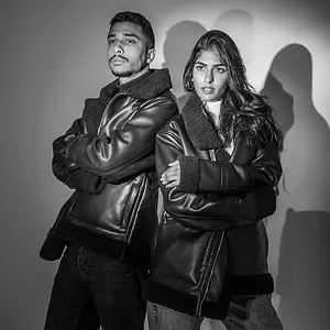 VANTA Originals Aviator Unisex Leather Jacket | vanta