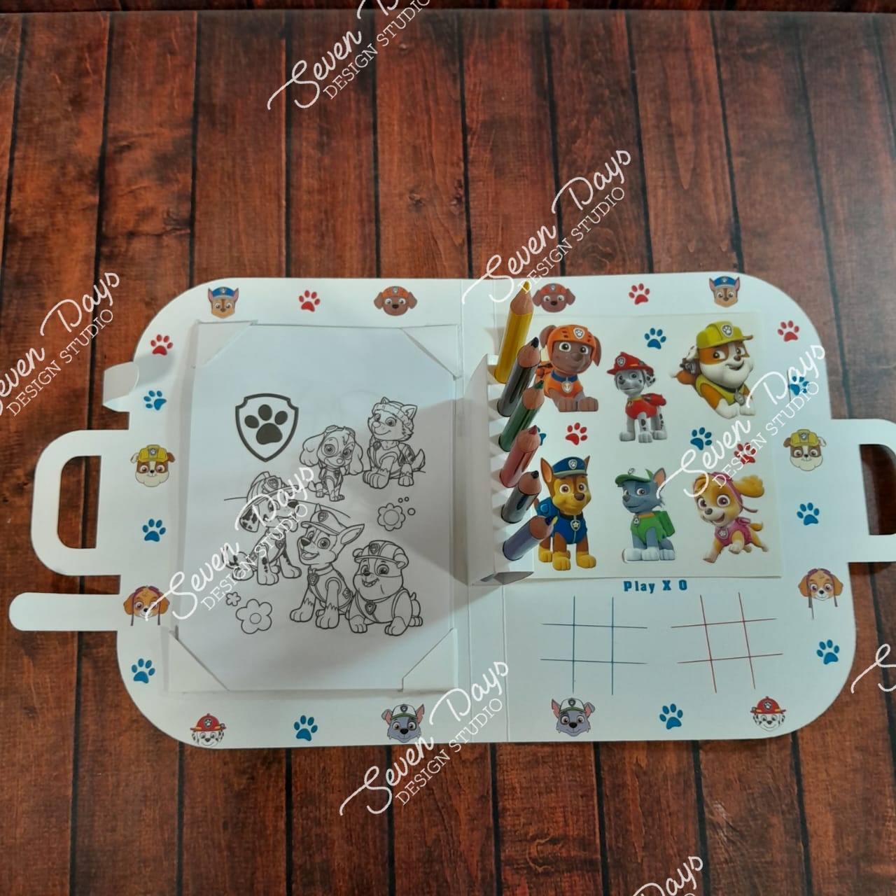 Paw Patrol Coloring Set | Seven Days Design Studio
