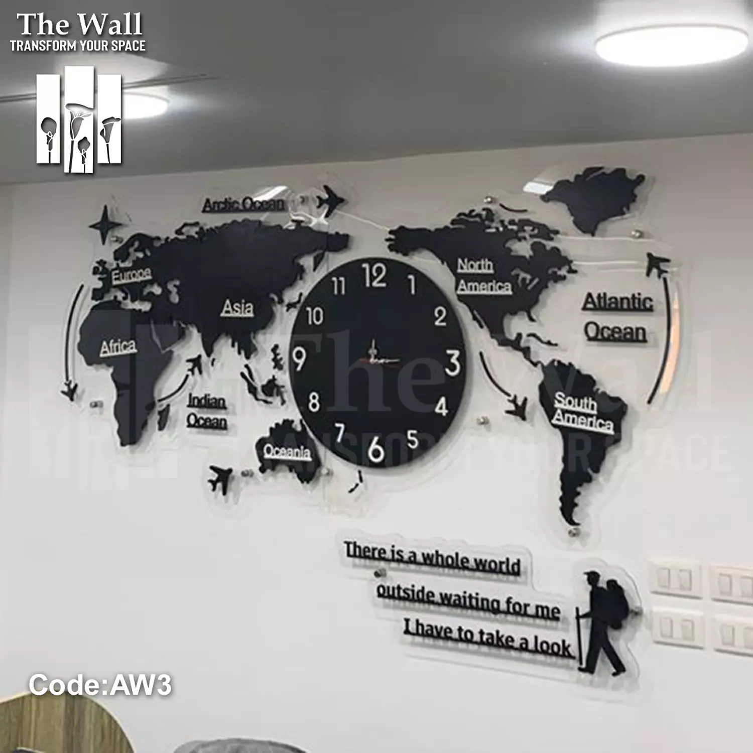 AW3-World Map | The Wall Arts