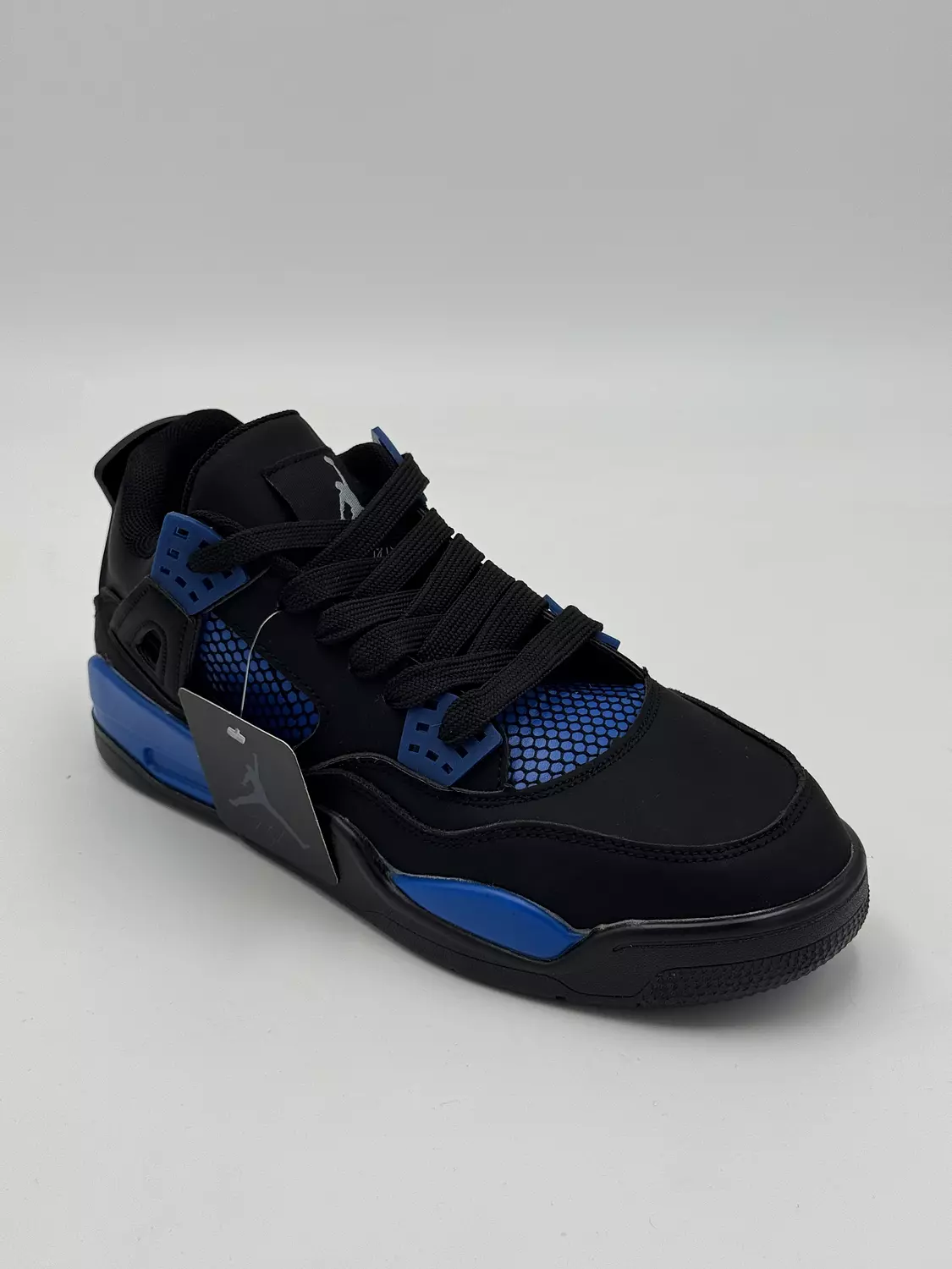 Nike Air Jordan 4 Retro "Black & Blue Thunder" | BOW