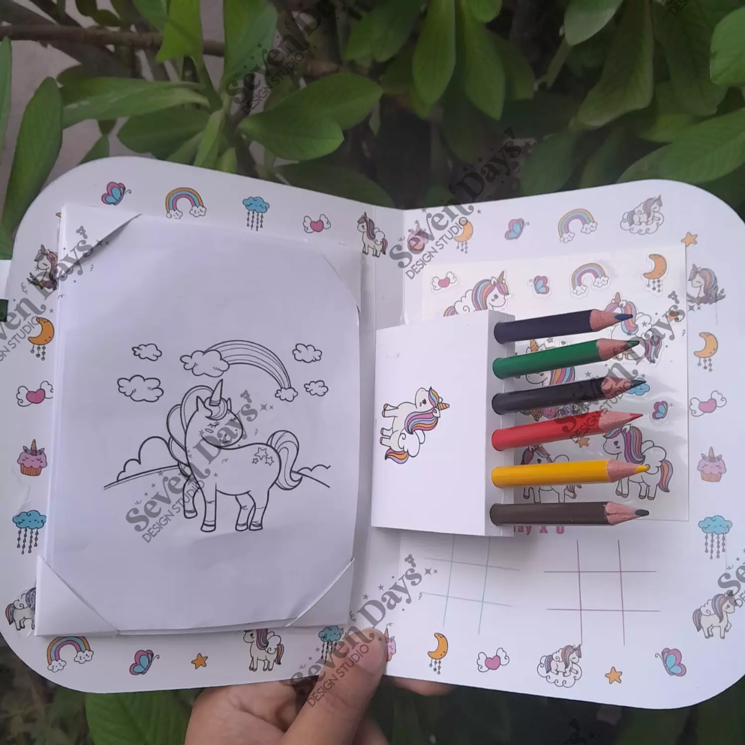Unicorn Coloring Set | Seven Days Design Studio