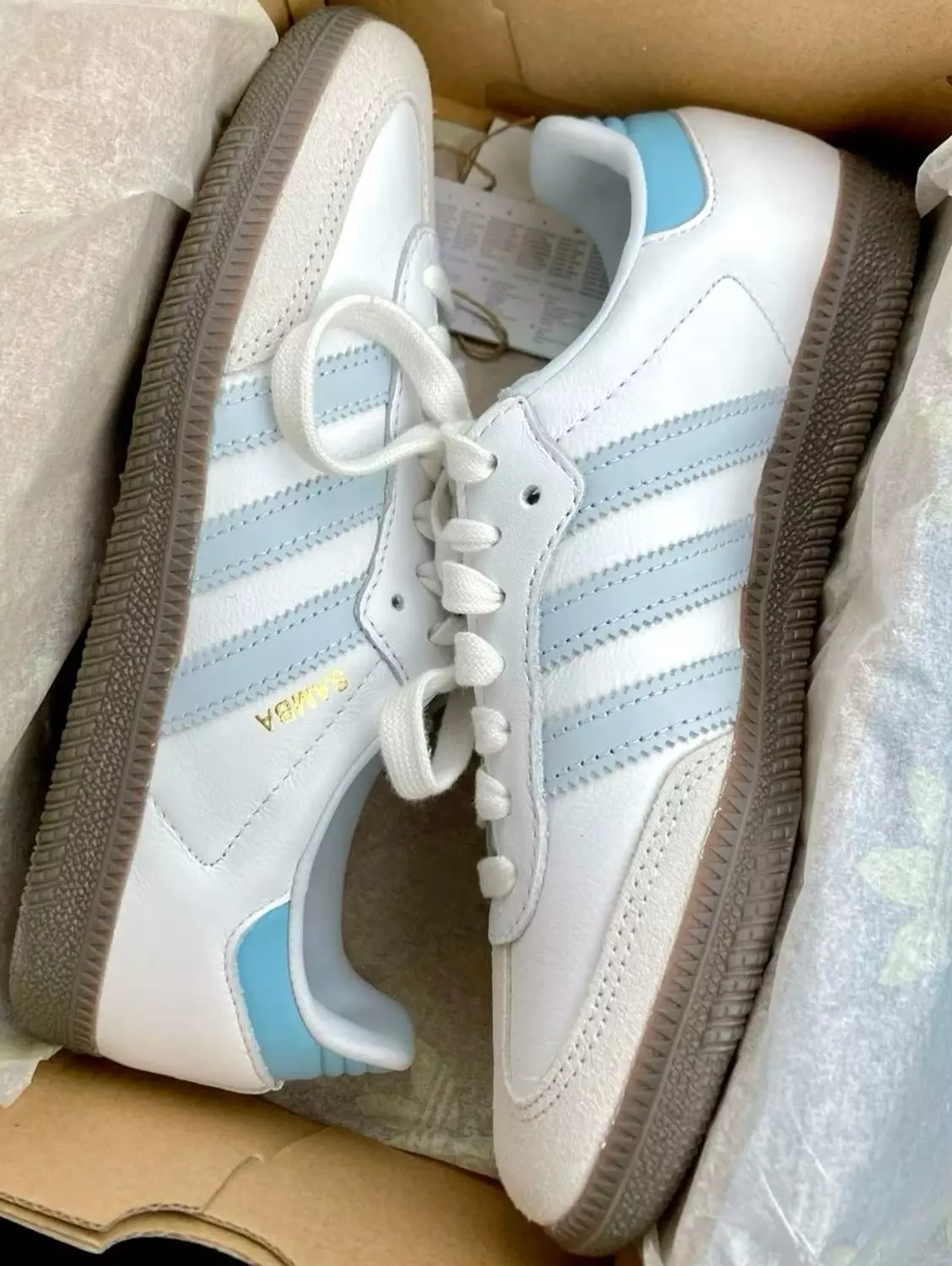 Adidas Samba OG White Sky Blue | Space Store
