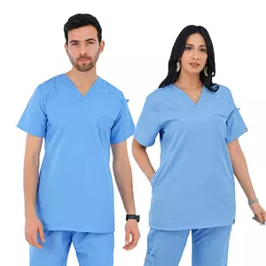 Baby Blue Unisex Elite Scrub | Ivory Medical Wear