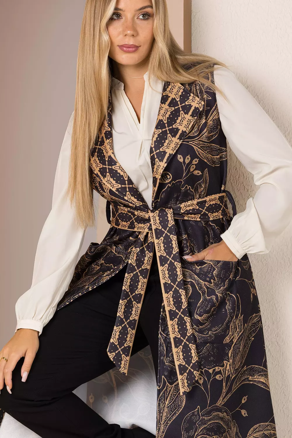 Golden flower vest | Prestige