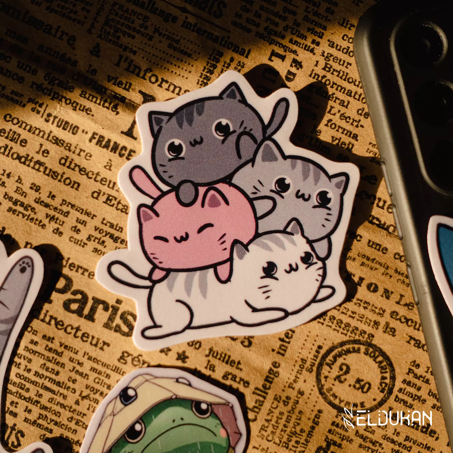 Cats Sticker | Eldukan Gallery