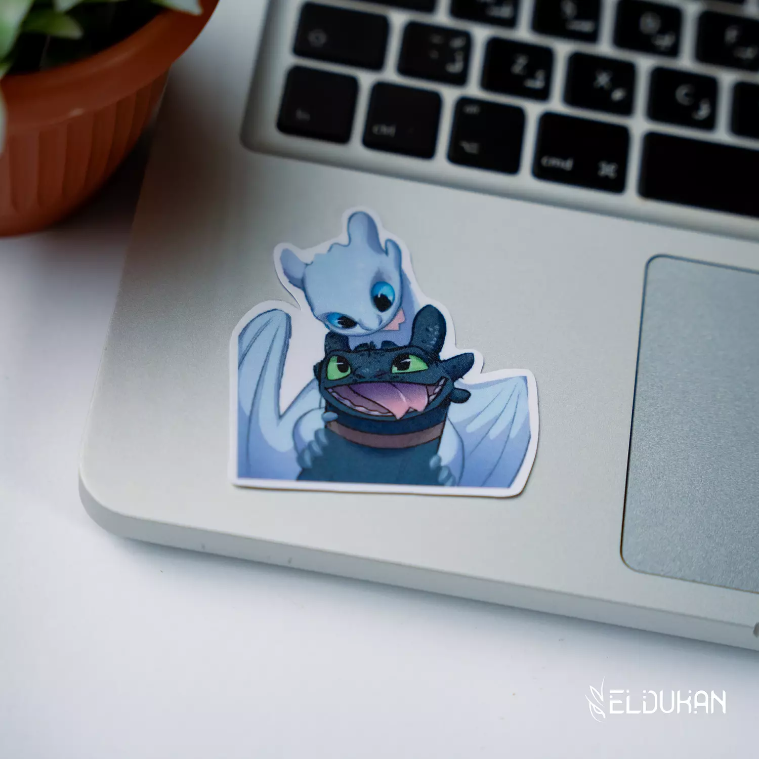 Toothless V2 sticker | Eldukan Gallery