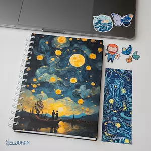 Dark Van Gogh notebook package | Eldukan Gallery