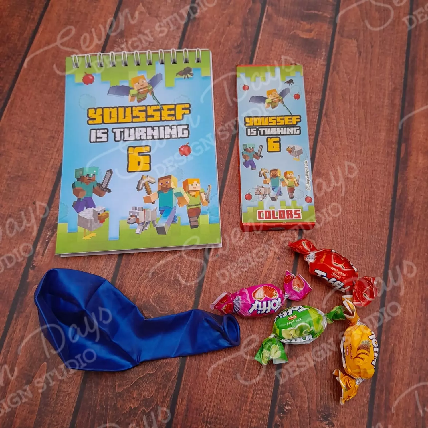 Minecraft Giveaways | Seven Days Design Studio