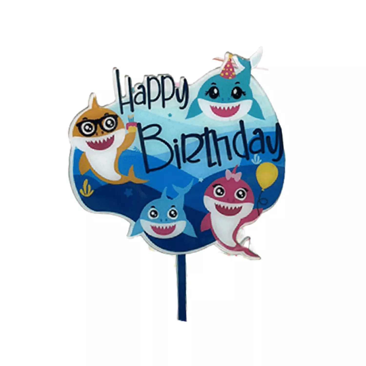 Baby Shark Cake Topper Maison De Fete