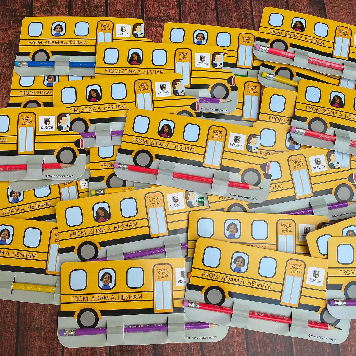 Back to School Bus Gift | Seven Days Design Studio