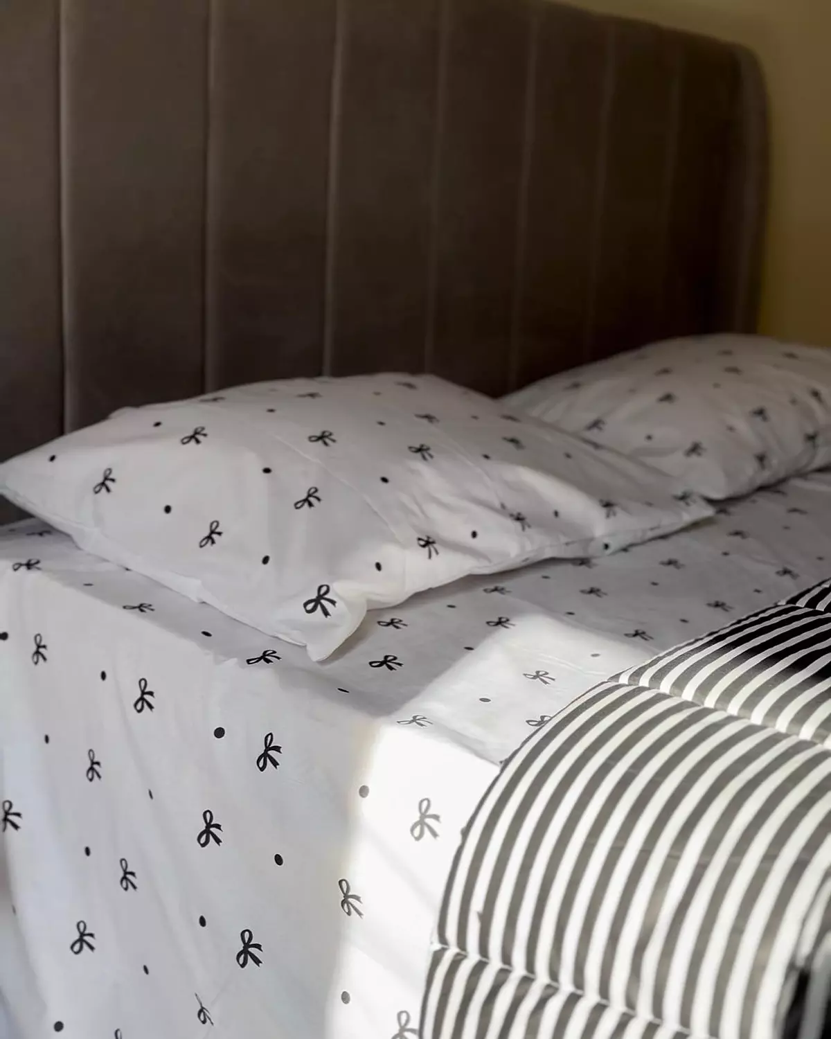 the black bow sheet set | maree