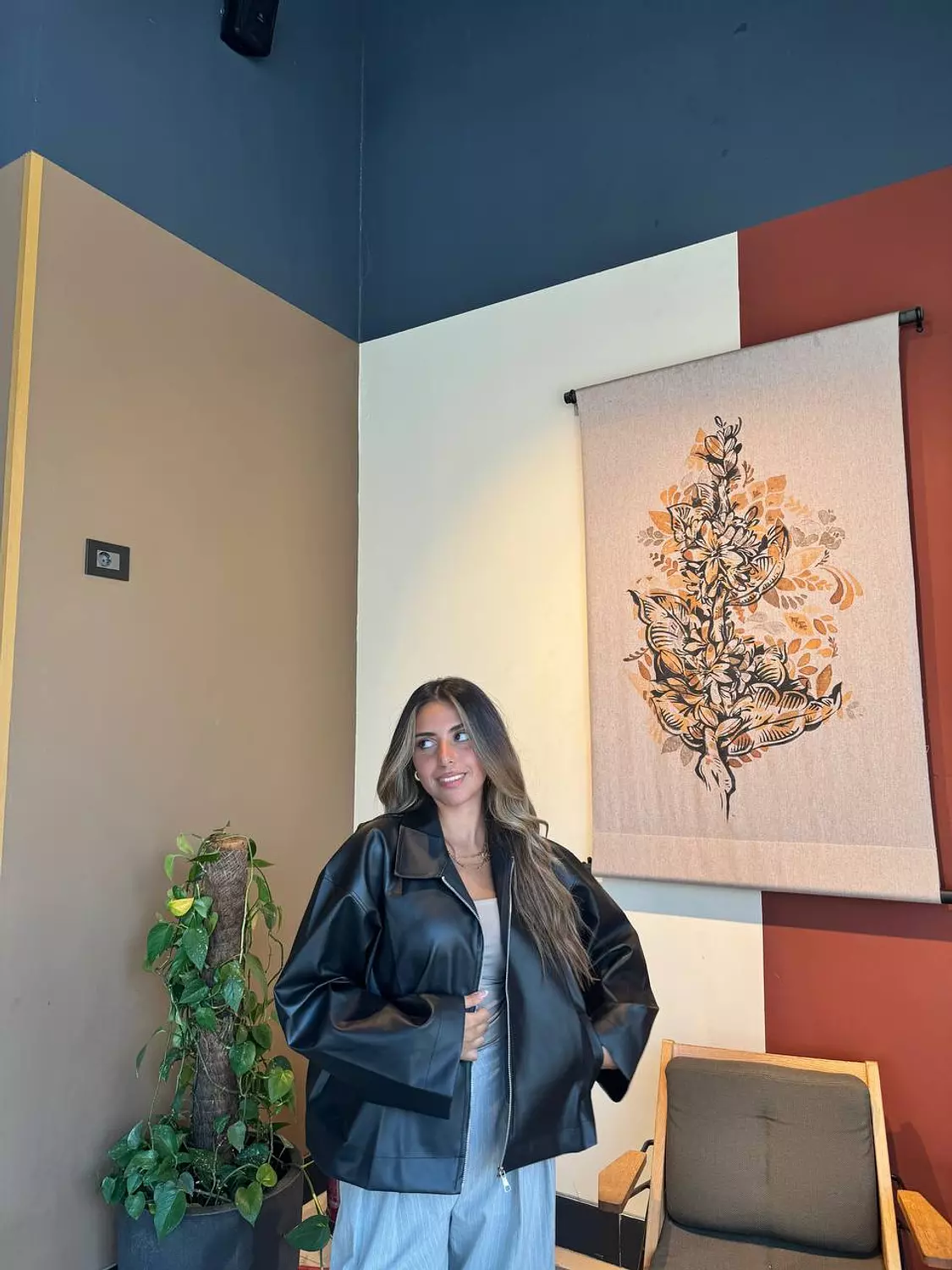 The Chunky Leather jacket | Vileo.egy