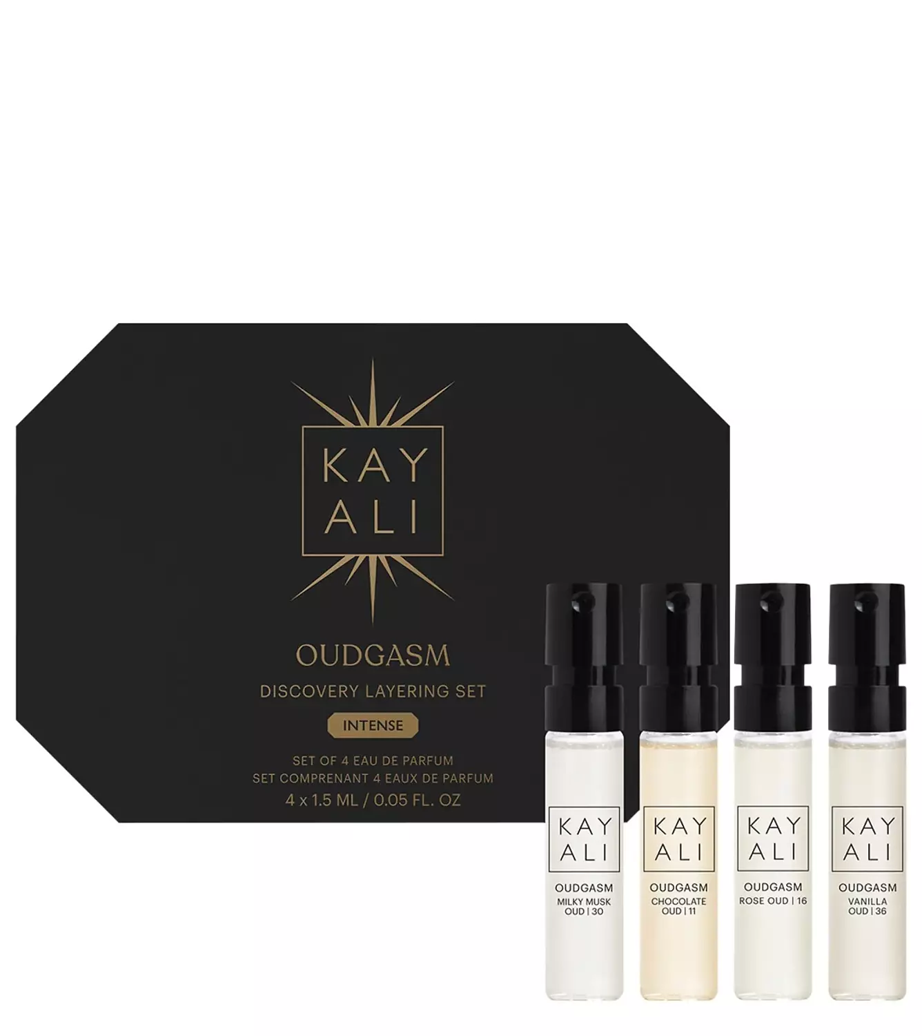 KAYALI Oudgasm Discovery Layering Sampler Perfume Set | the-glowstation