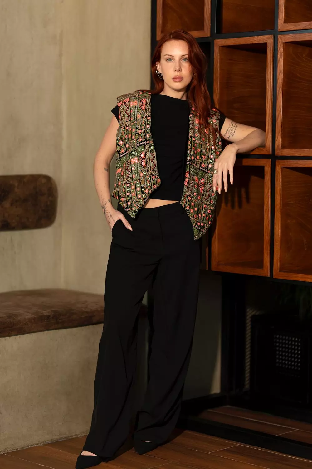 reversible vest | Nora Amin Designs