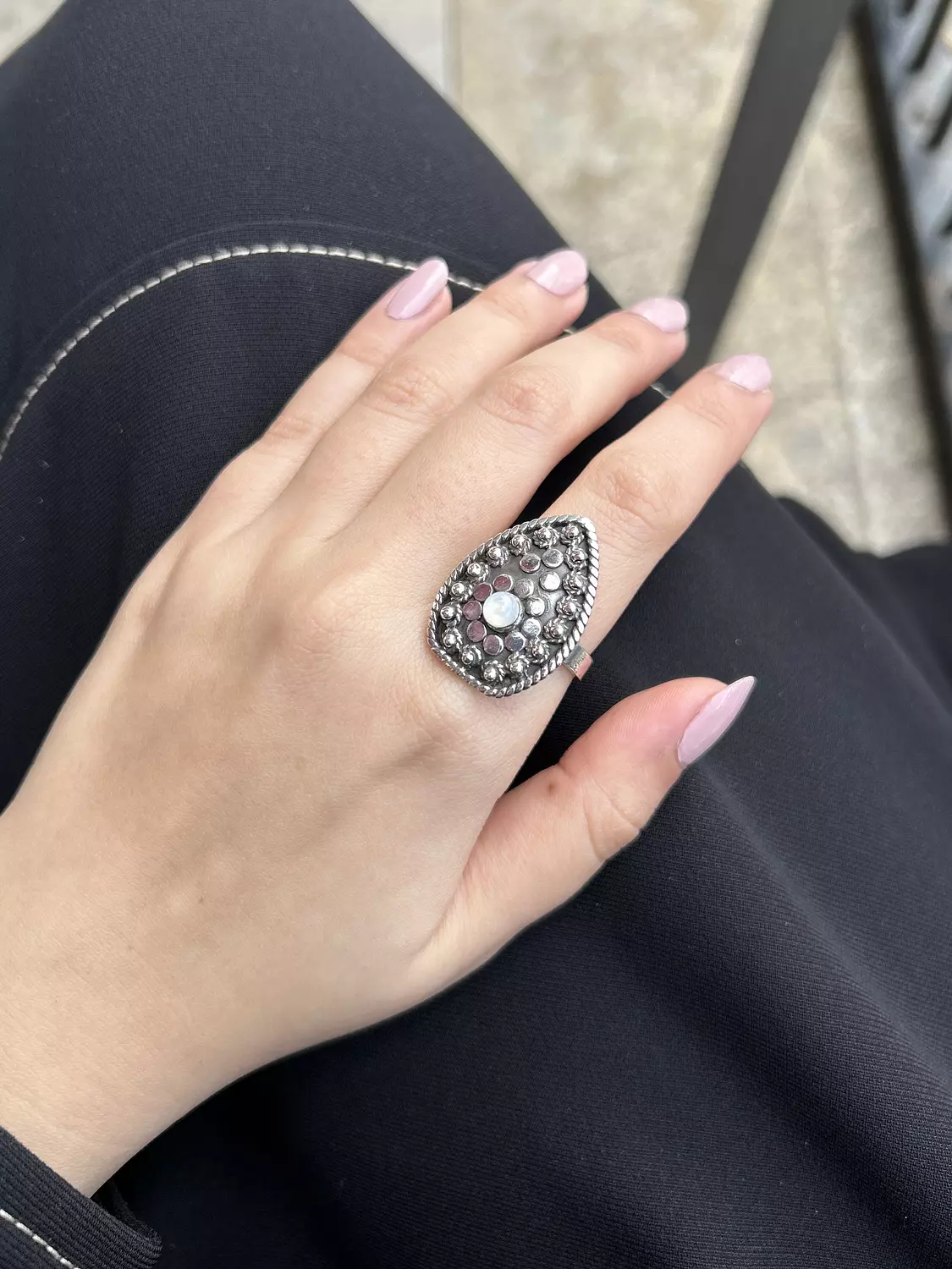 Oval silver ring | Viola's Silvers