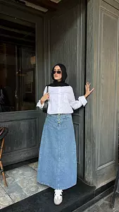 Denim skirt | Loki.eg