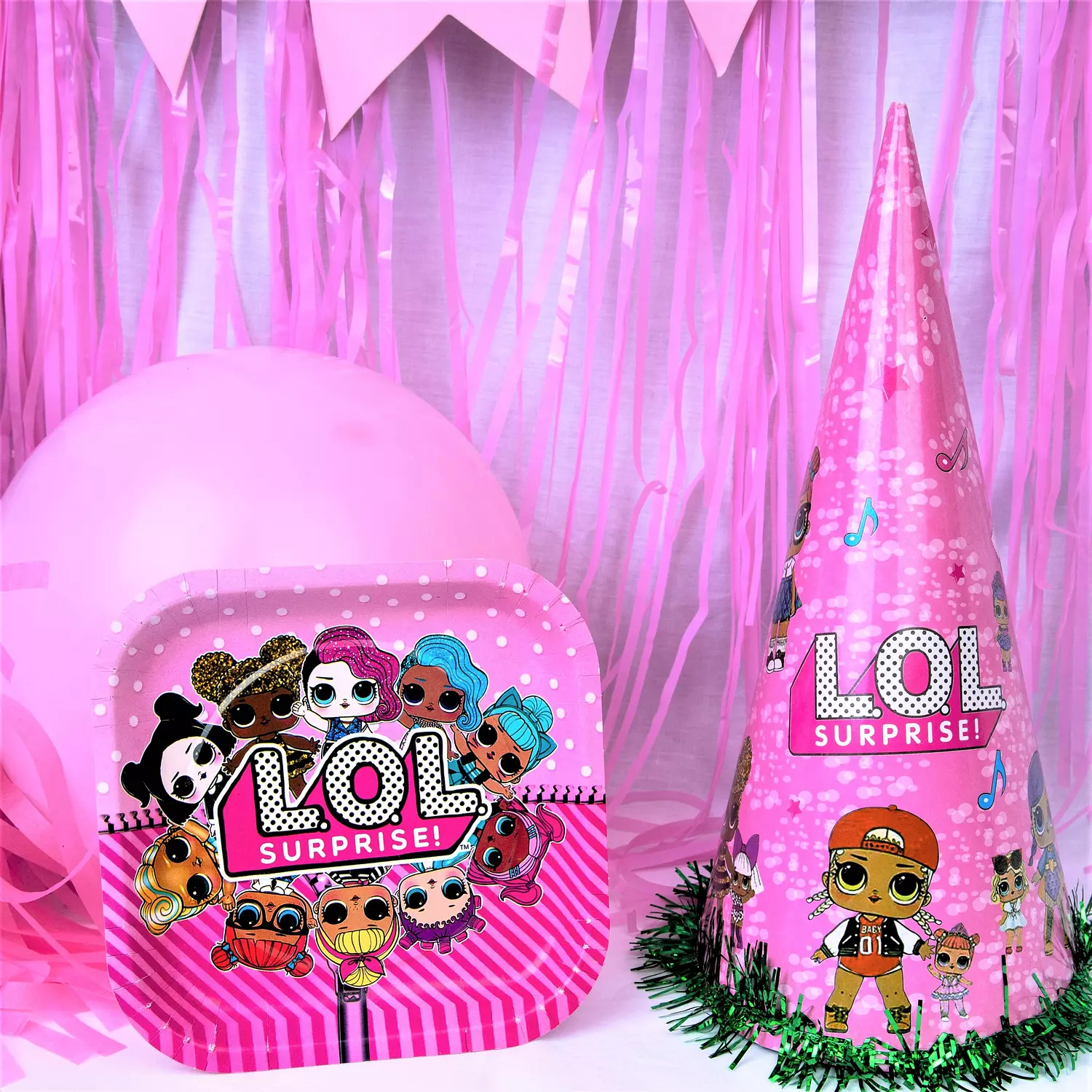 LOL Square Paper Plates | Maison de Fete