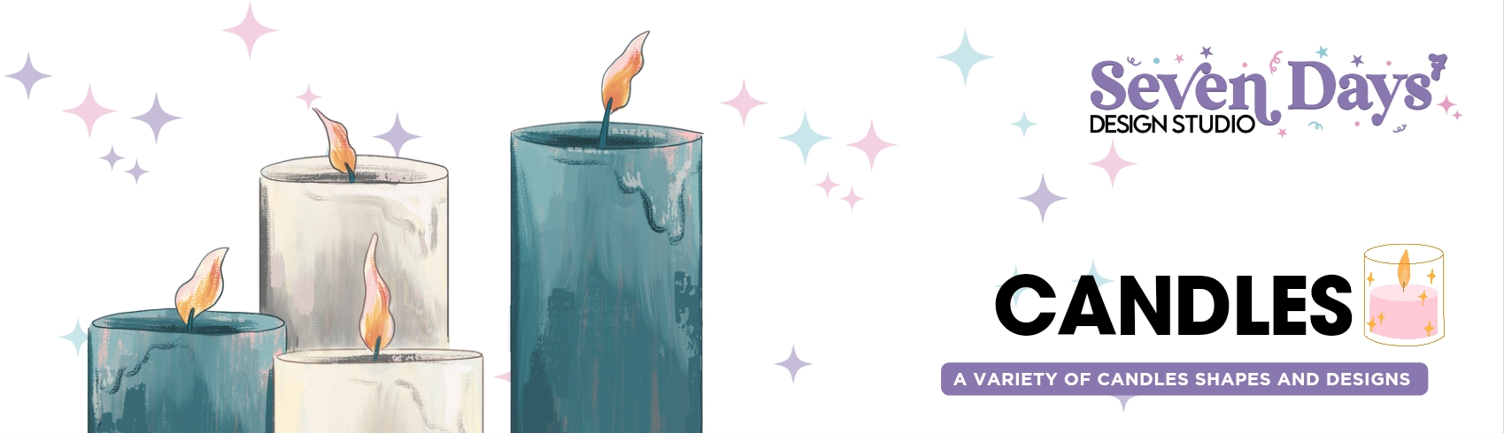 Candles | Seven Days Design Studio