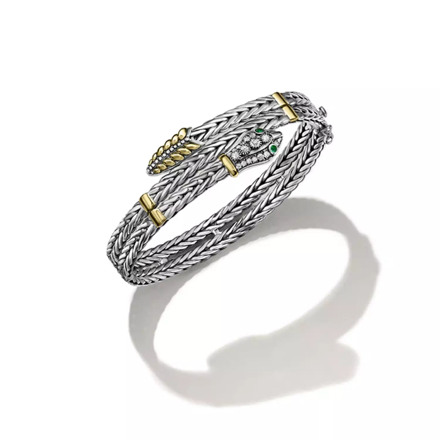 Roman Chain Snake Bangle | Azza Fahmy Jewellery Egypt