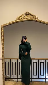 Dark green dress | Austere
