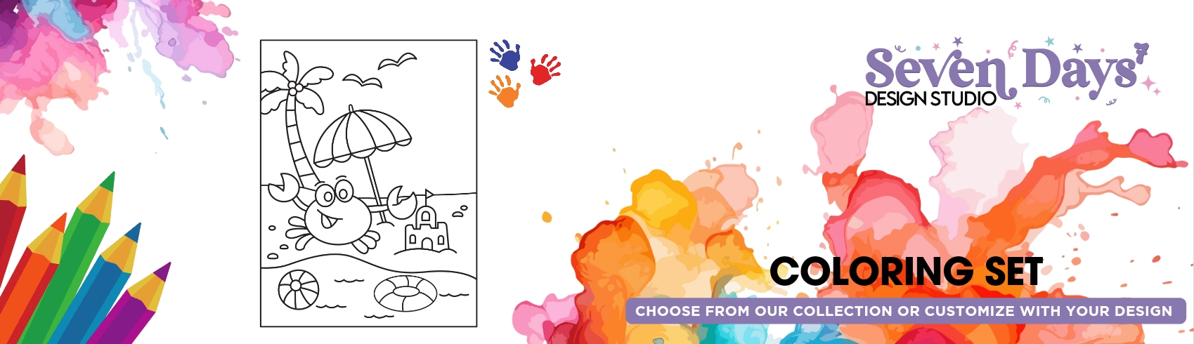 Coloring Sets | Seven Days Design Studio