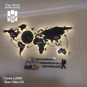 L2056-Lighted Acrylic Map | The Wall Arts