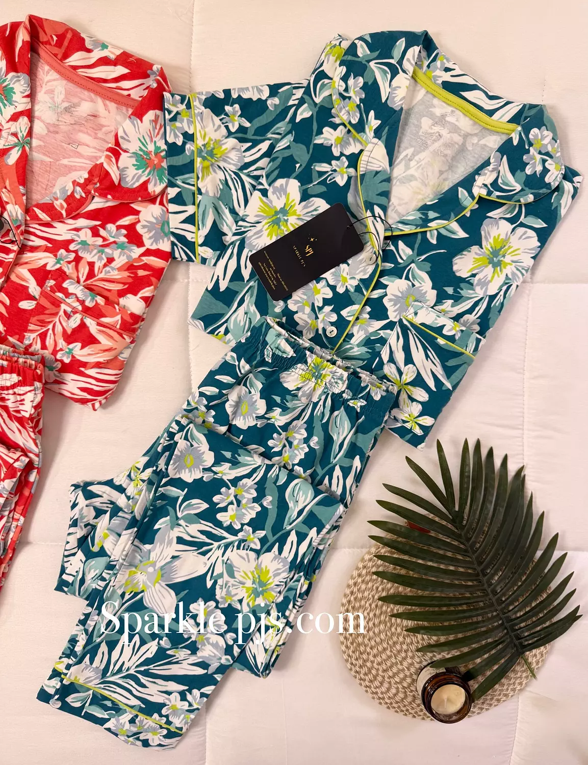 Tropical floral pajamas | Sparkle Pj's