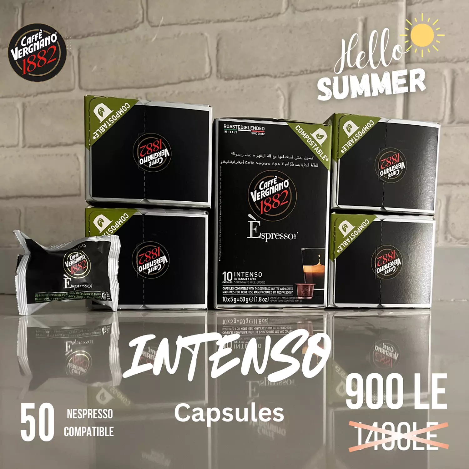 INTENSO Nespresso Capsules offer | Cafe Vergnano