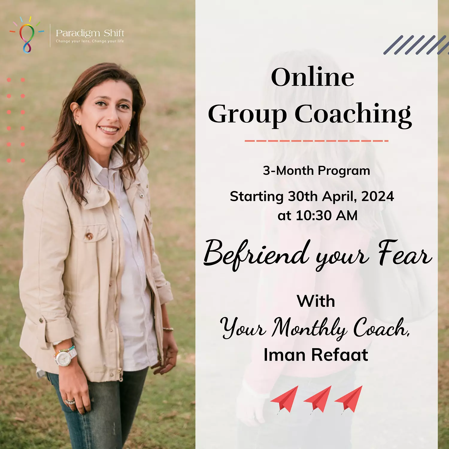 Online Group Coaching - Befriend Your Fear | Paradigm Shift