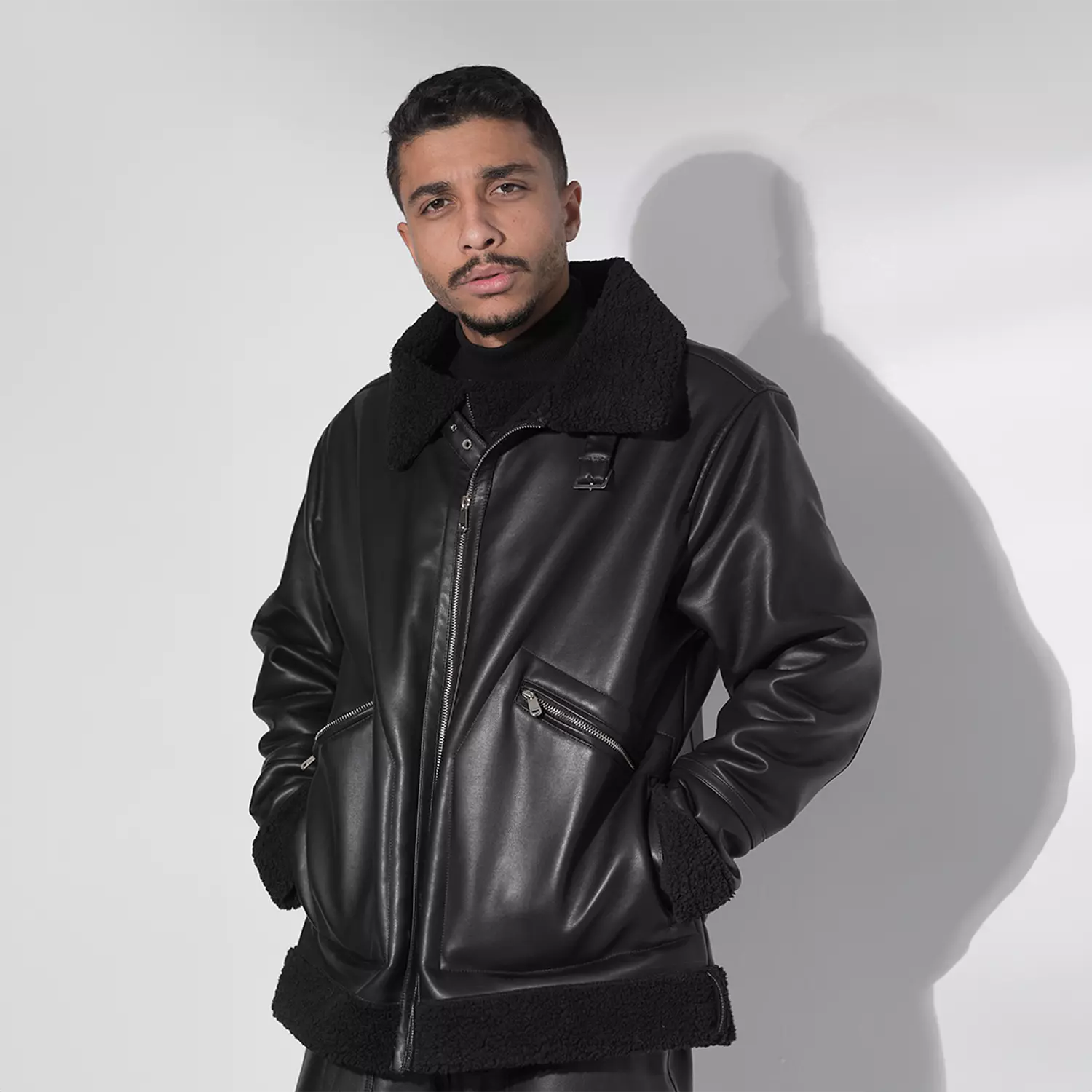 VANTA Originals Aviator Unisex Leather Jacket | vanta