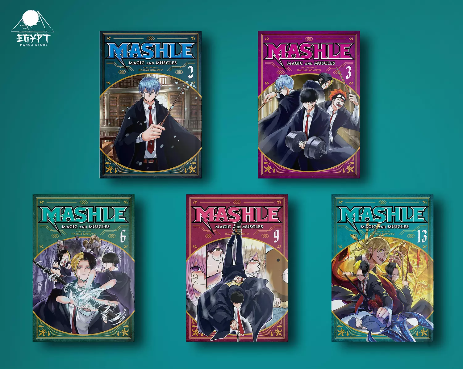 Mashle (full set 18 volumes) | Egypt Manga Store